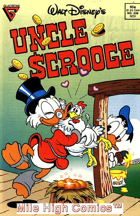 UNCLE SCROOGE (1986 Series) (GLADSTONE) #239 Very Good Comics Book ...