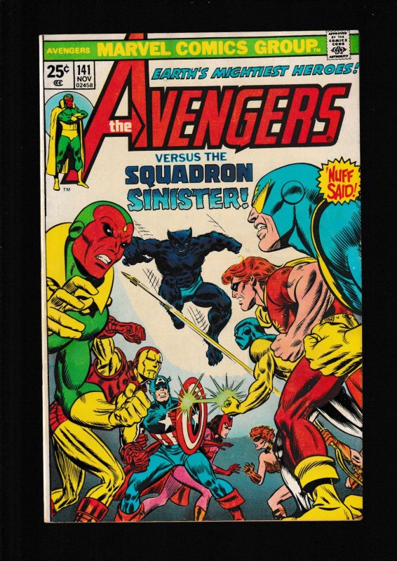 The Avengers #141 (1975) FN/VFN / VS Squadron Supreme / George Perez | Comic Books - Bronze Age ...