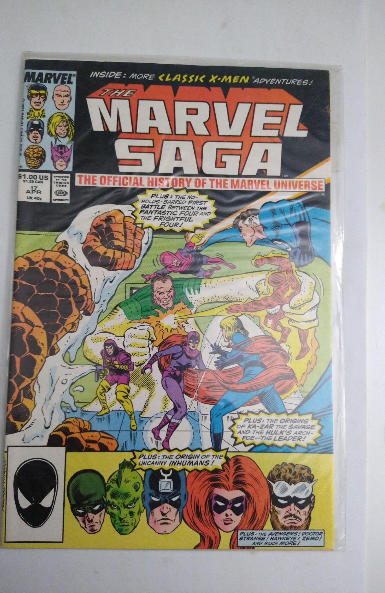 The Marvel Saga The Official History of the Marvel Universe #17 (1987 ...