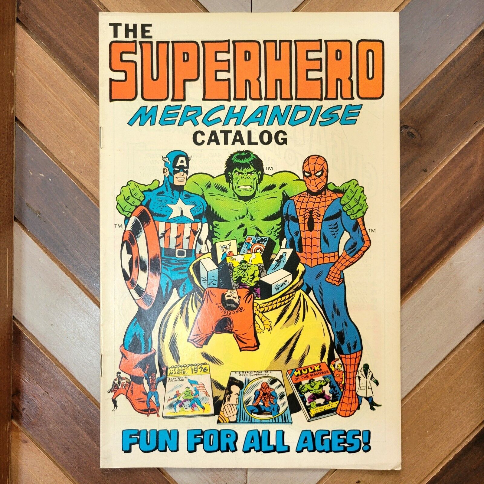 SUPERHERO MERCHANDISE CATALOG #1-3 (1975-78) Kubert Art HTF Toys ...