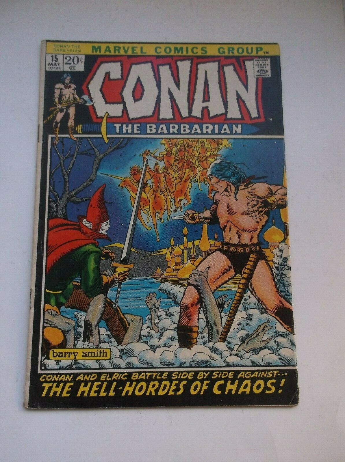 Marvel: Conan the Barbarian #15, 1st Kulan Gath, 2nd Elric, 1972, VG+ ...