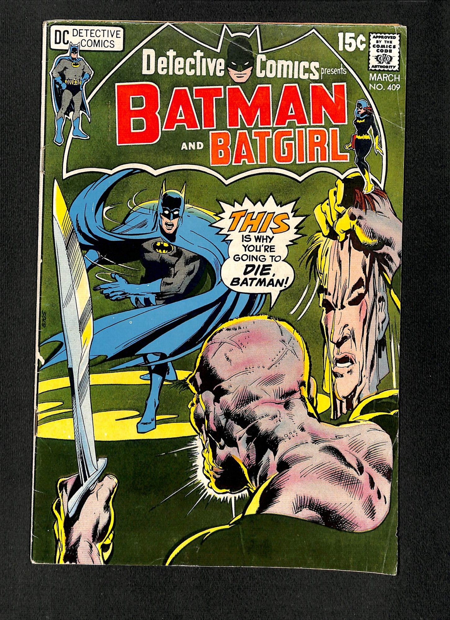 Detective Comics (1937) #409 Batgirl Appearance! Neal Adams Cover ...