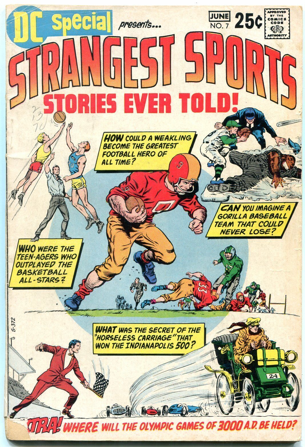 DC Special #7 1970- Strangest Sports Stories Ever Told VG | Comic Books ...