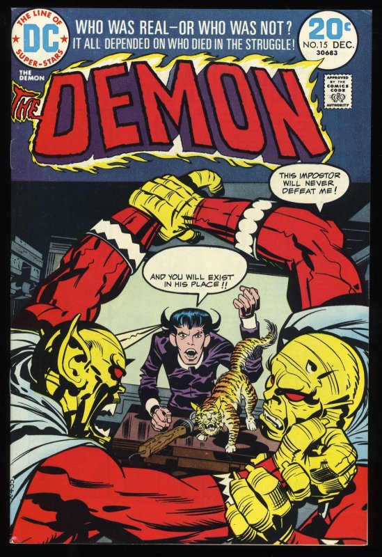 Demon #15 VF/NM 9.0 The One Who Vanished! Jack Kirby Cover Art! Mike ...