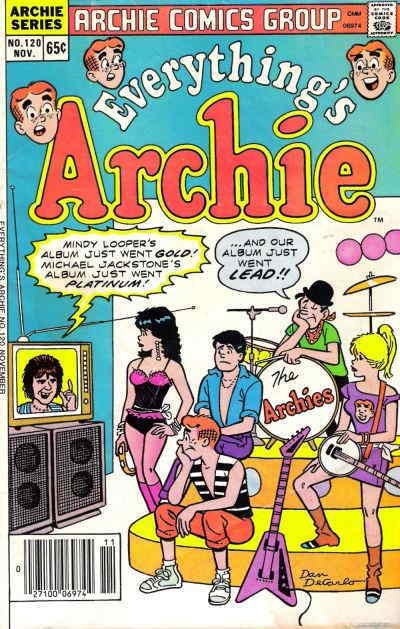 Everything's Archie #120 FN ; Archie | November 1985 the Archies Band ...