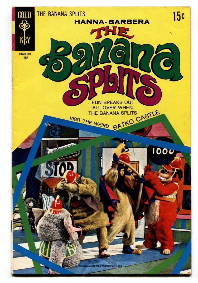 The Banana Splits #3 1970-Gold Key-Hanna-Barbera-Vg/Fn | Comic Books ...