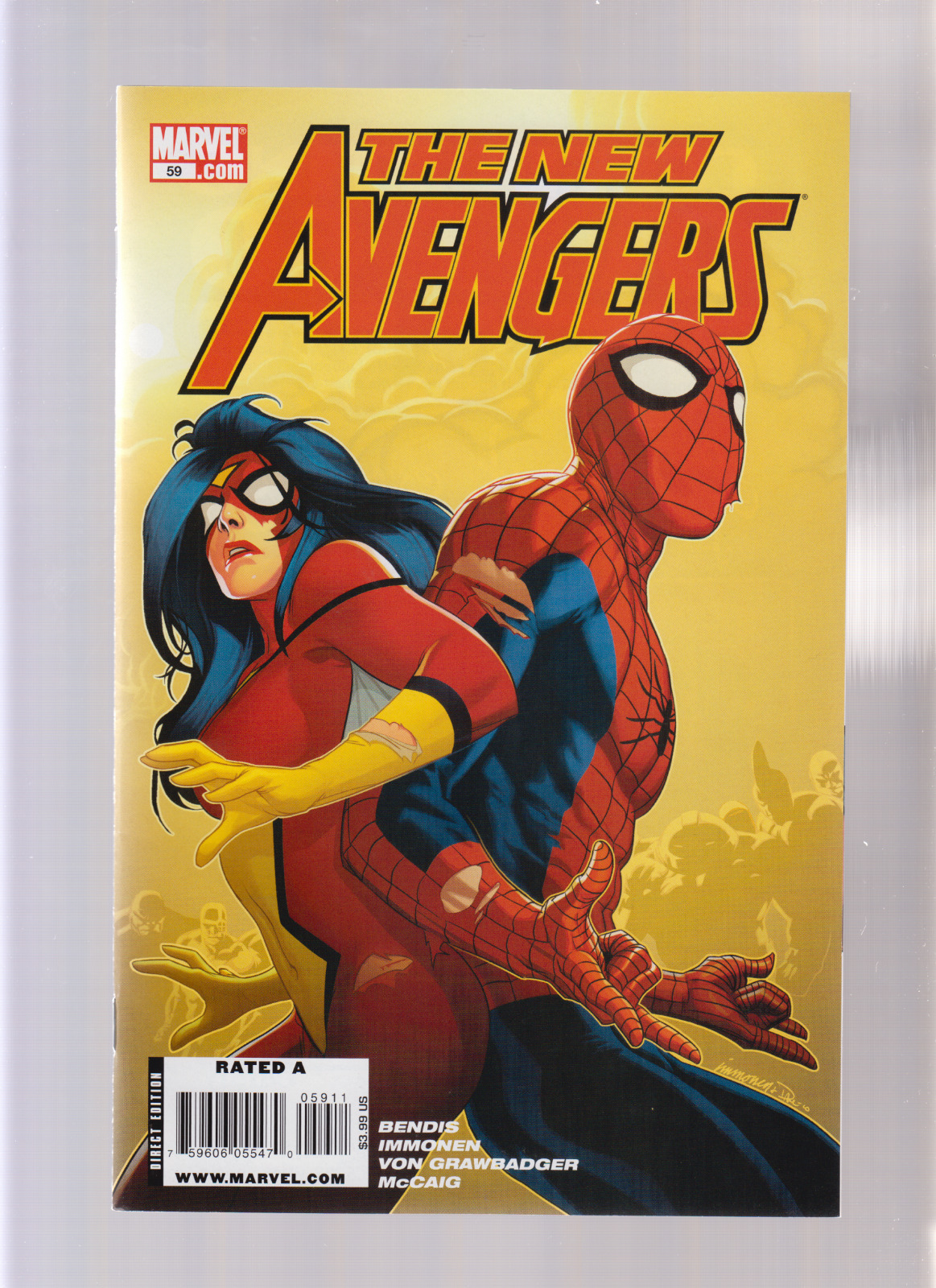 New Avengers #59 - Spider Man/Spider Woman! (9.2 OB) 2010 | Comic Books ...