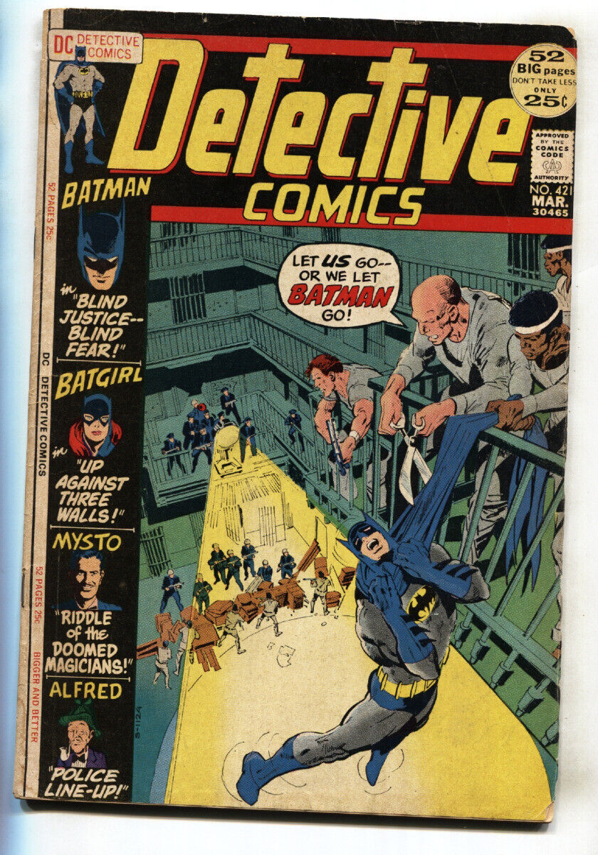 Detective Comics #421--1972 --Batman--Batgirl--Neal Adams--Comic Book ...