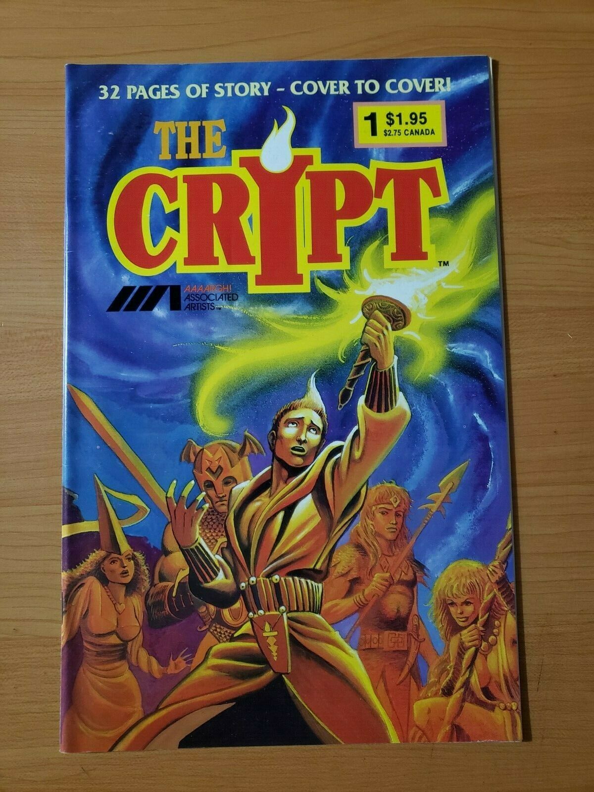 The Crypt #1 One-Shot ~ NEAR MINT NM ~ 1987 Like Dungeons and Dragons ...