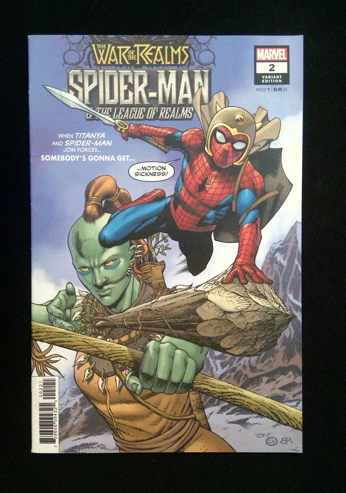 War Of The Realms Spider-Man & The League Of The Realms #2B Marvel Vf+ ...