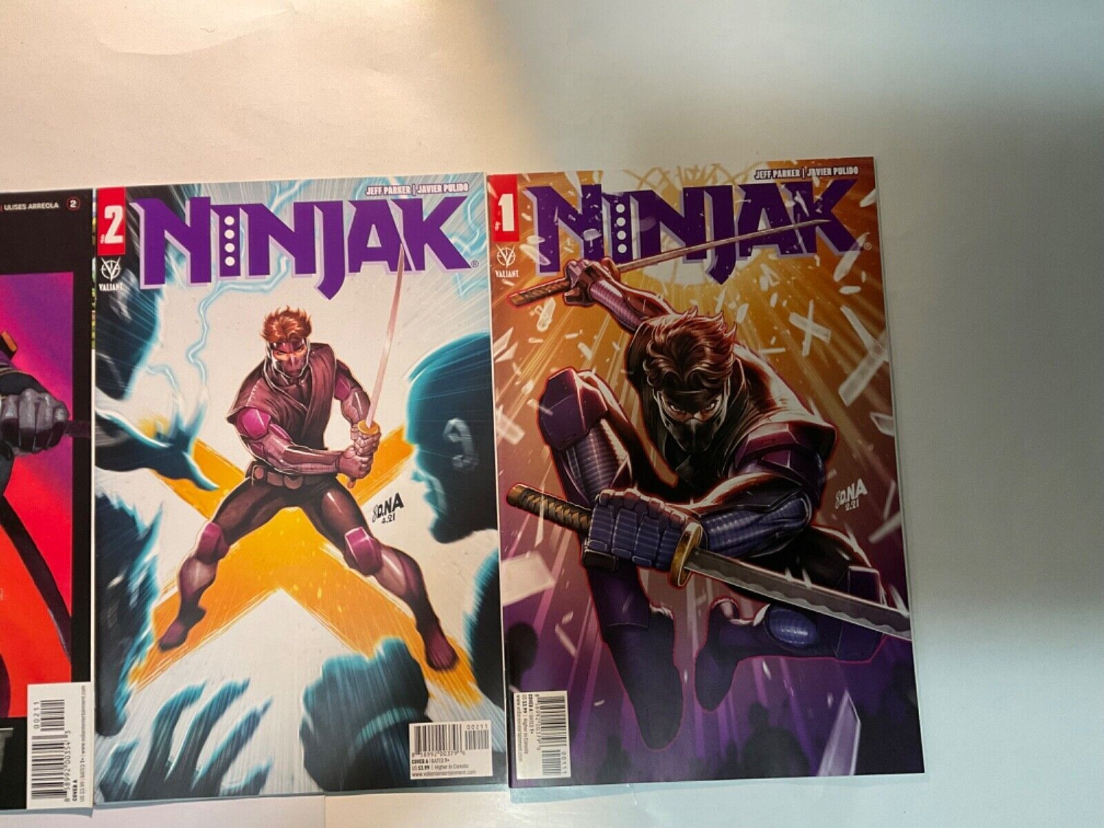 4 Ninjak Valiant Comic Books # 1 2 2 4 34 JS34 | Comic Books - Modern ...