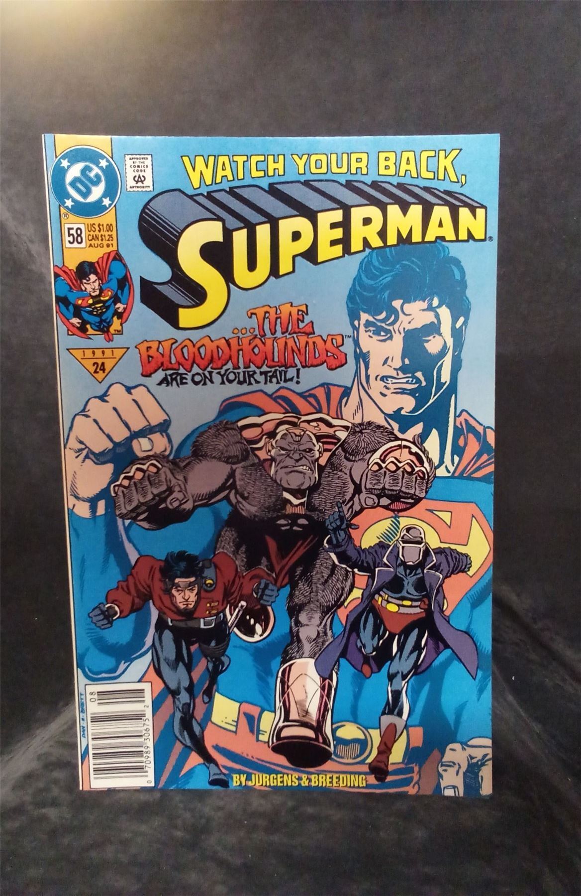 Superman #58 Newsstand Edition 1991 DC Comics Comic Book | Comic Books ...