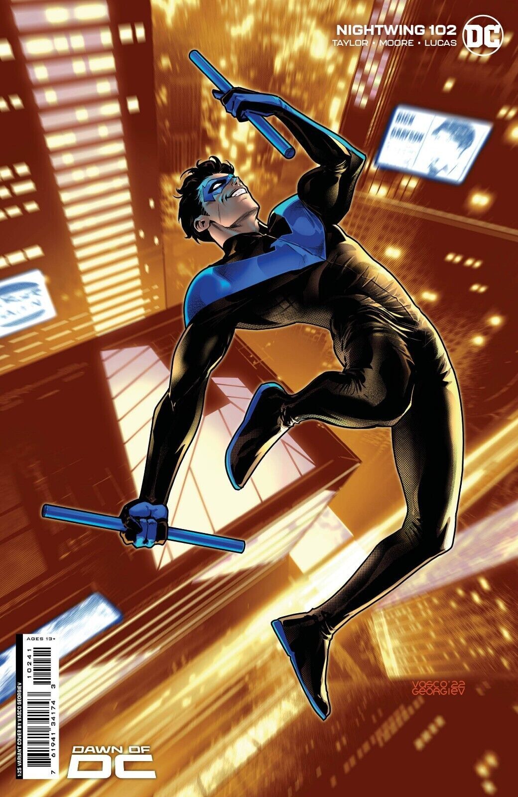 Nightwing #102 CVR D INC 1:25 Vasco Georgiev Card Stock VAR DC Comics ...