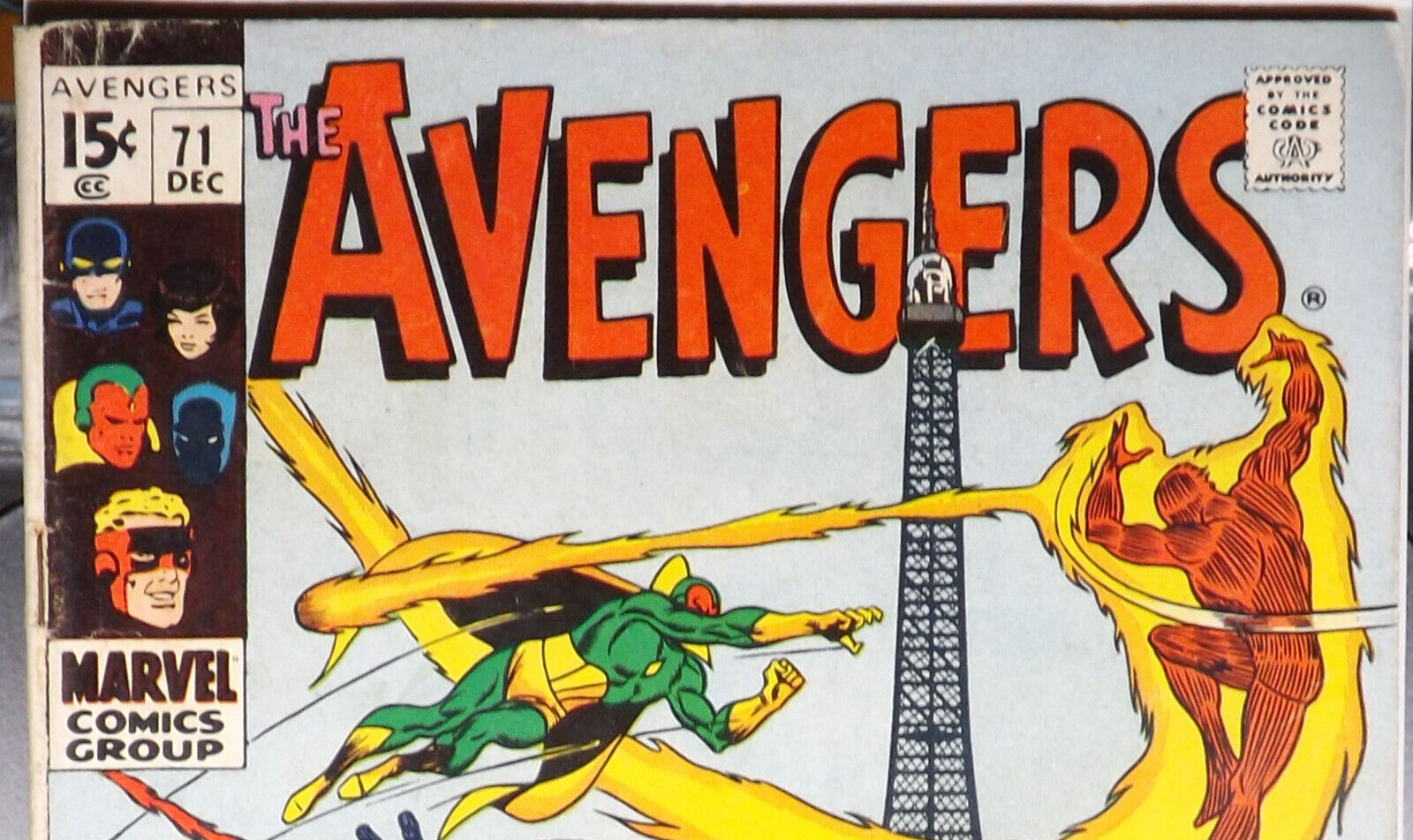 AVENGERS #71 VG/FN 1969 Kang Grandmaster 1st Appearance Invaders Marvel ...
