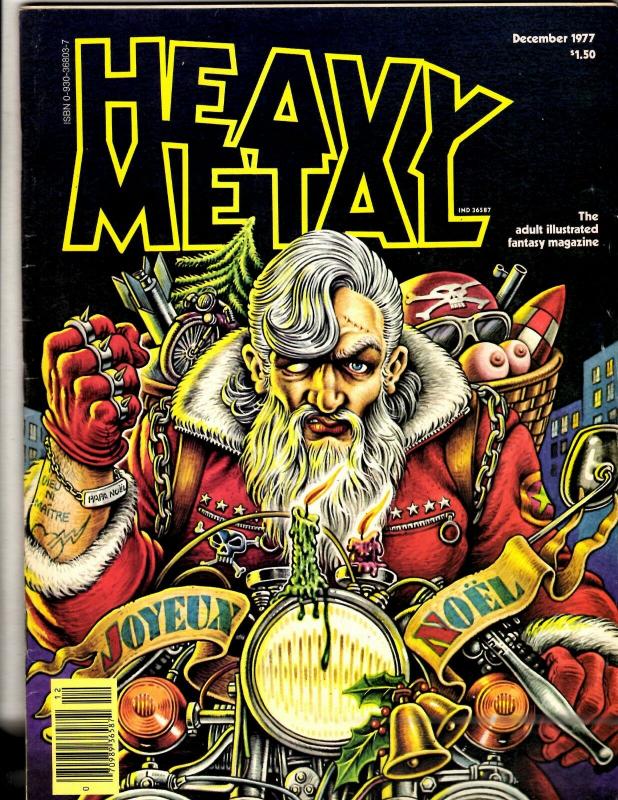 5 Heavy Metal Magazines September October November December 1977 ...