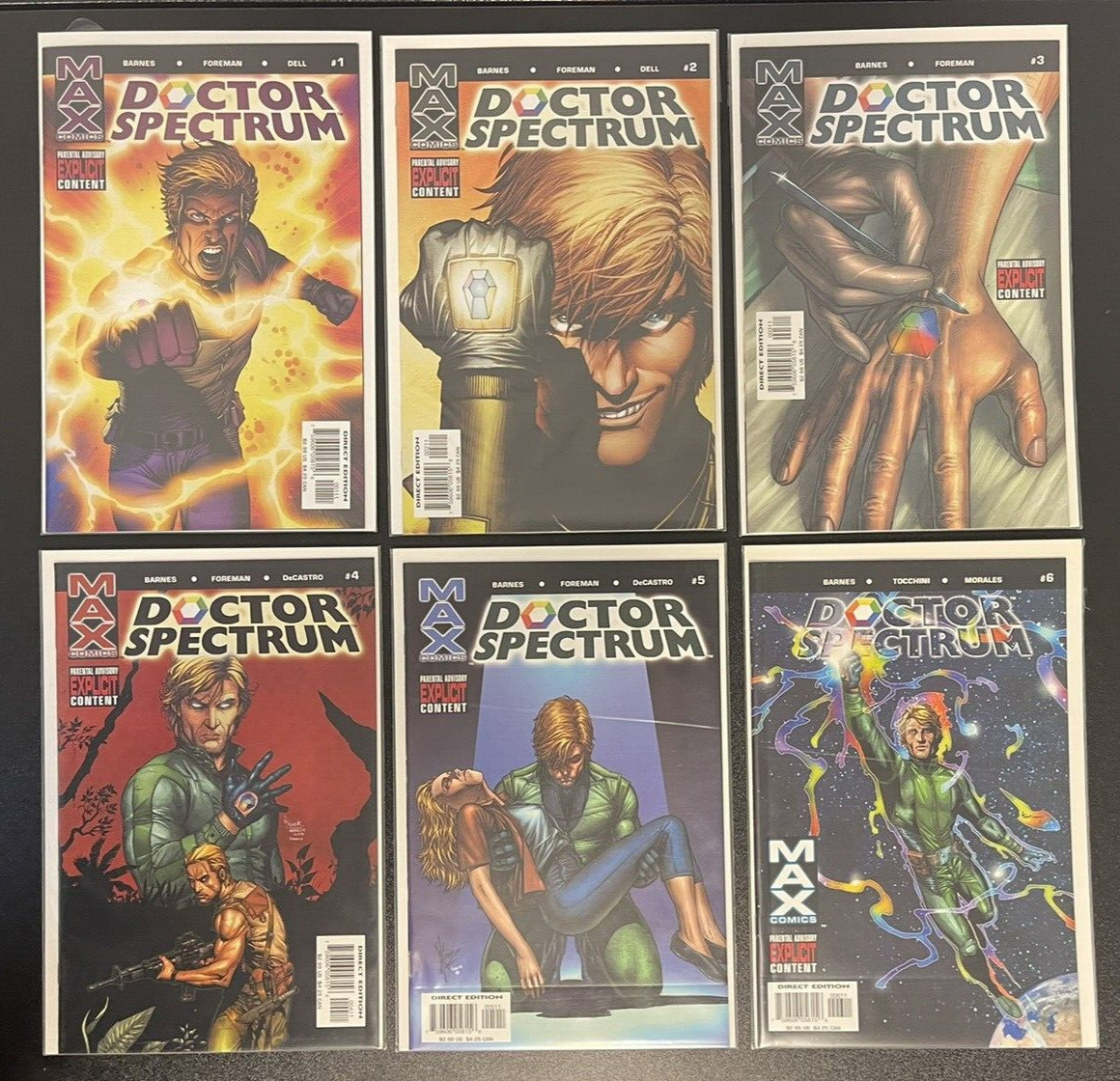 Doctor Spectrum 1-6 Marvel Max Comics Comic Book Lot | Comic Books ...
