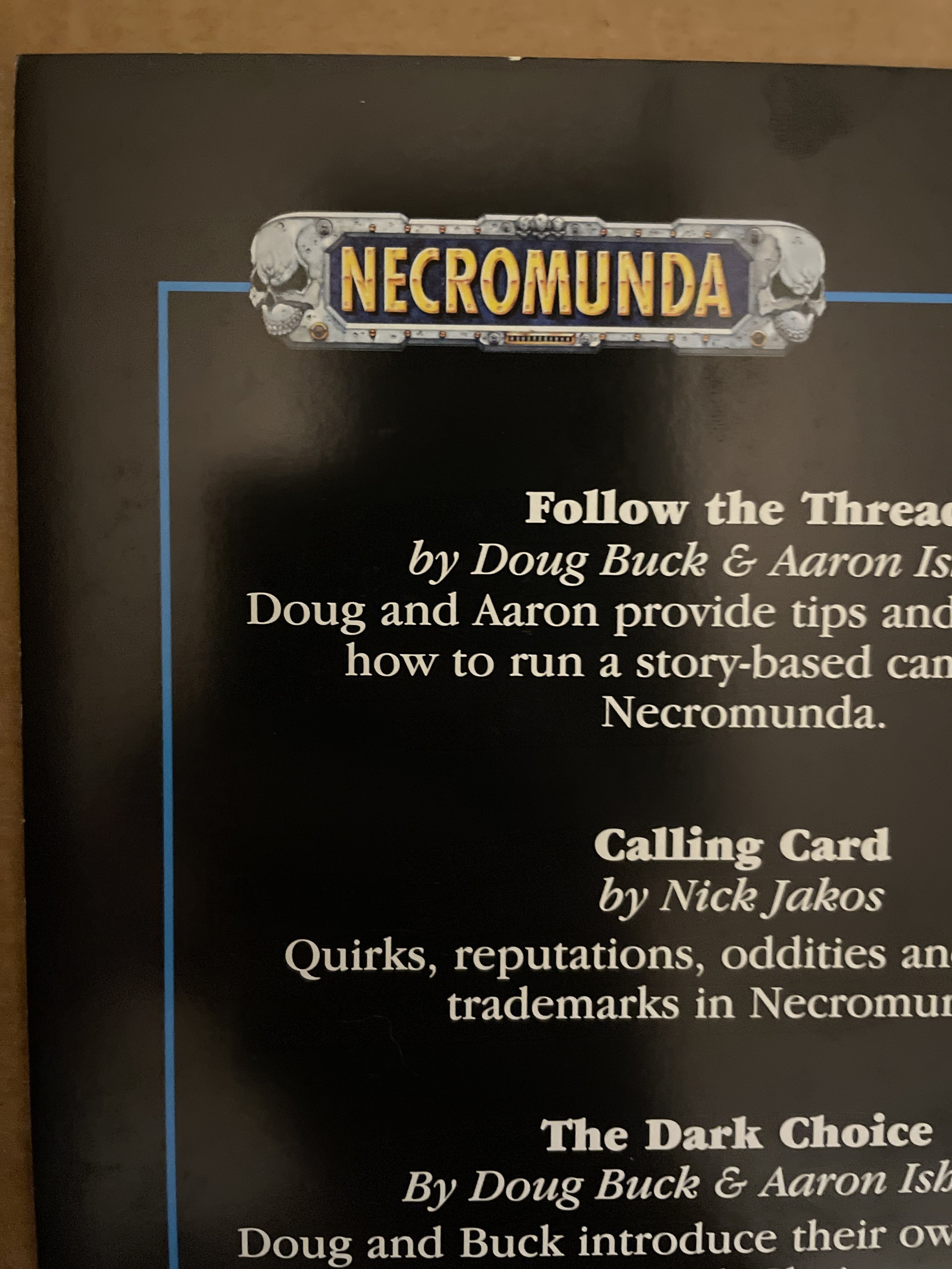 Necromunda Magazine Issue #11 Games Workshop Warhammer Adrian Smith ART ...