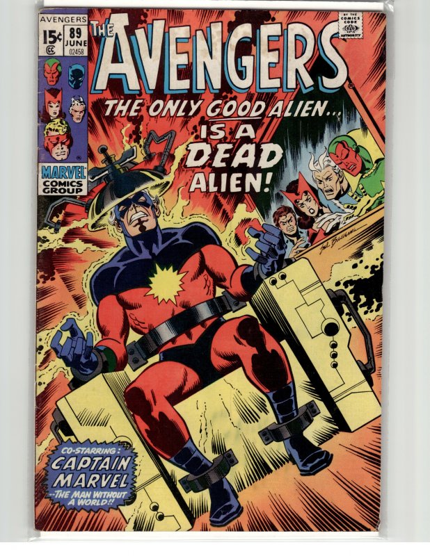 The Avengers #89 (1971) The Avengers | Comic Books - Bronze Age, Marvel ...