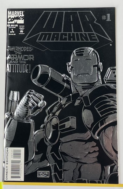 War Machine #1 Newsstand Foil-Enhanced Cover (1994) | Comic Books ...