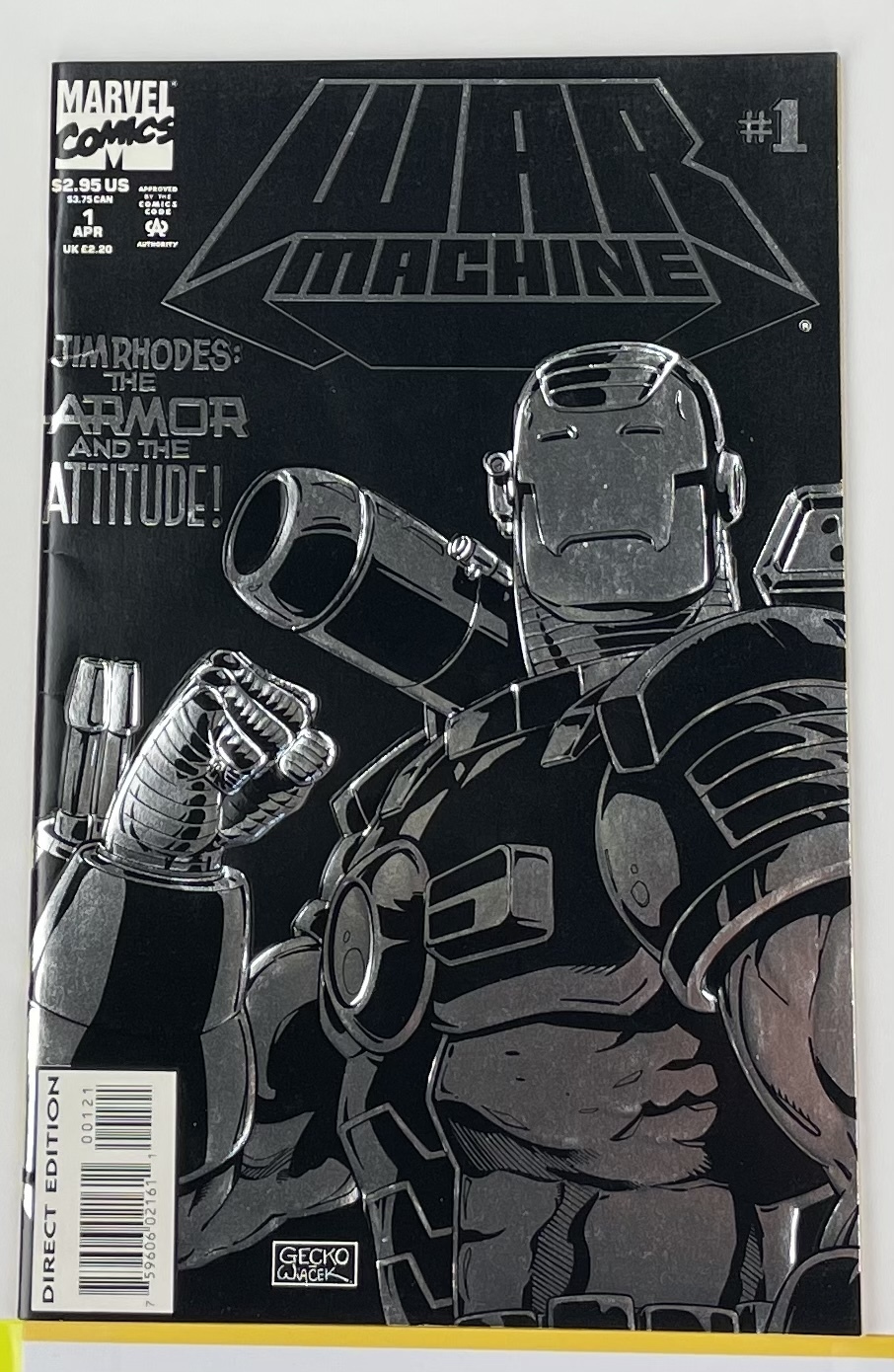 War Machine #1 Newsstand Foil-Enhanced Cover (1994) | Comic Books ...
