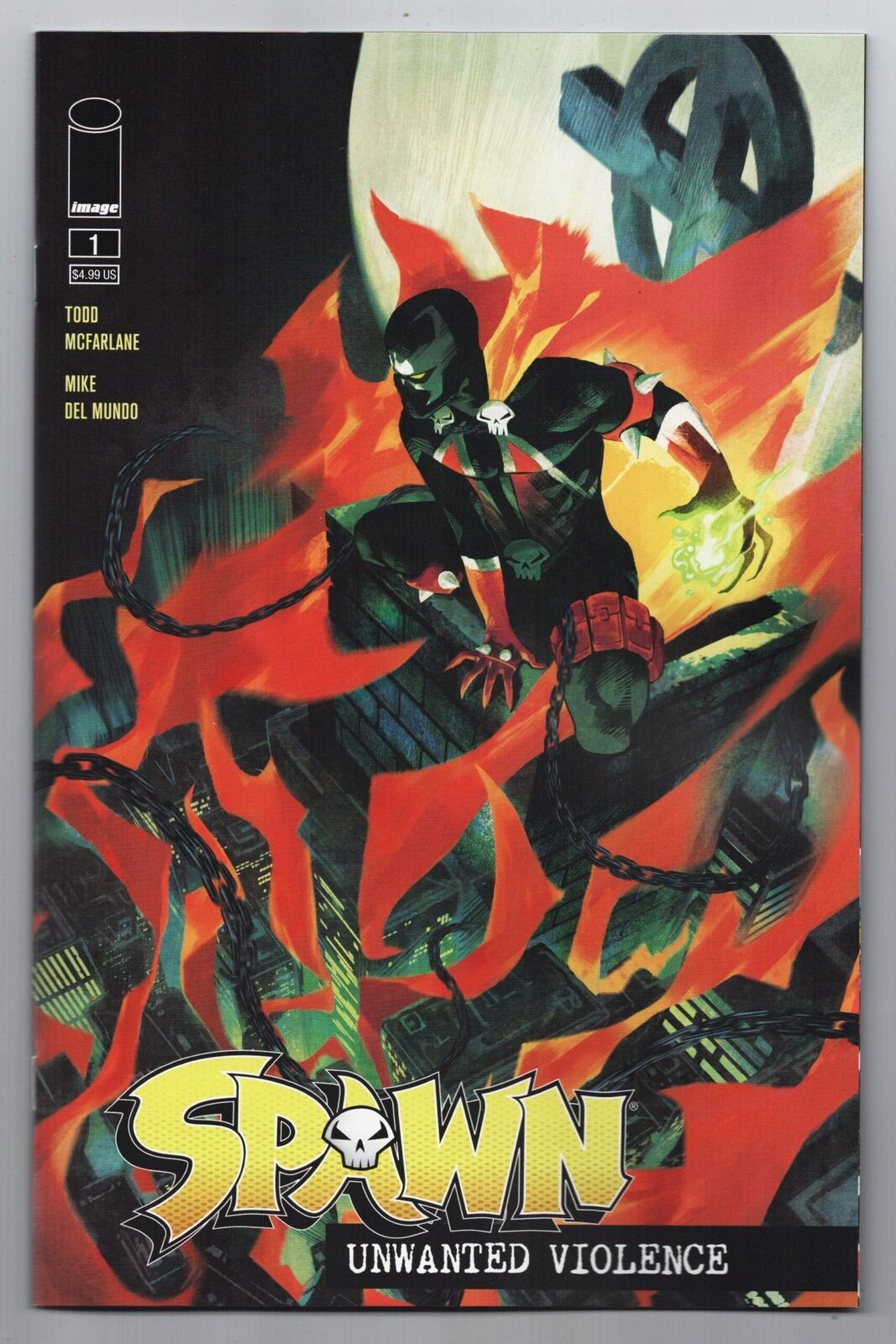 Spawn Unwanted Violence #1 Cvr A Del Mundo (Image, 2023) NM | Comic ...