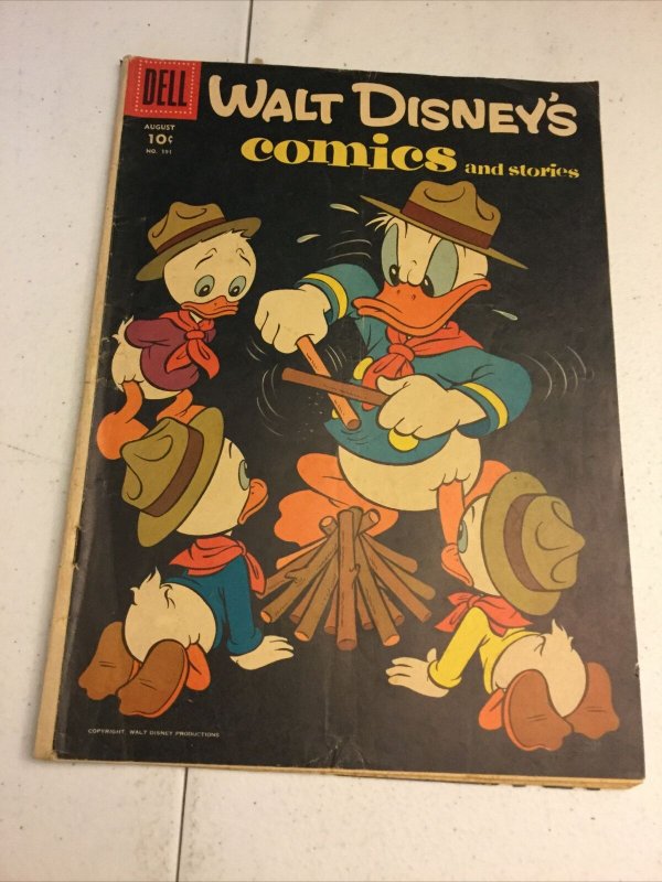 Walt Disneys Comics And Stories 191 Vg Very Good 4 0 Dell Comics