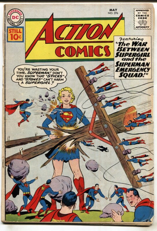 ACTION COMICS #276 comic book DC SUPERMAN 1961 1st Sun Boy | Comic ...