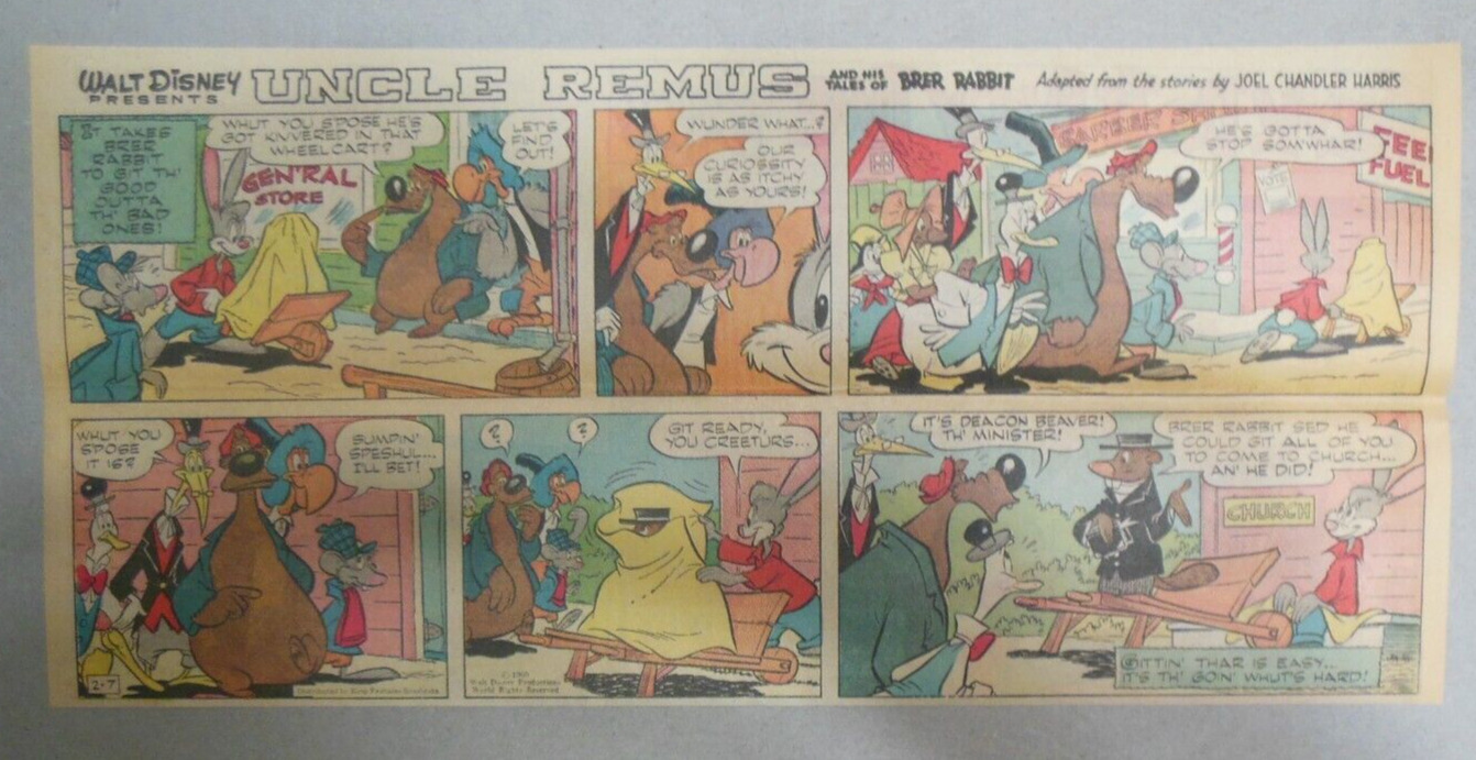 (39/52) Uncle Remus of Tales Brer Rabbit by Walt Disney 1960 Third Page ...
