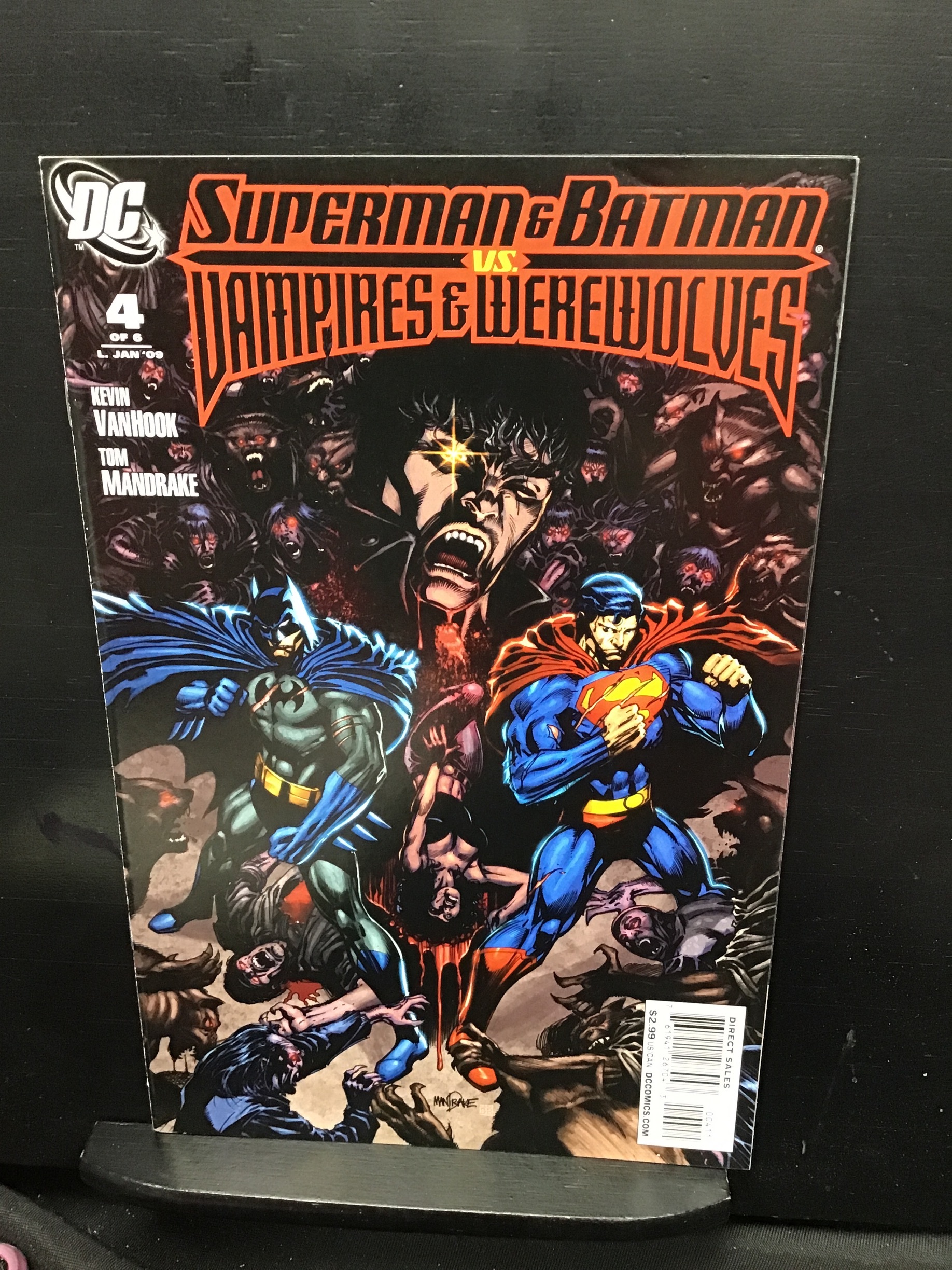 Superman and Batman vs. Vampires and Werewolves #4 (2009) | Comic Books ...