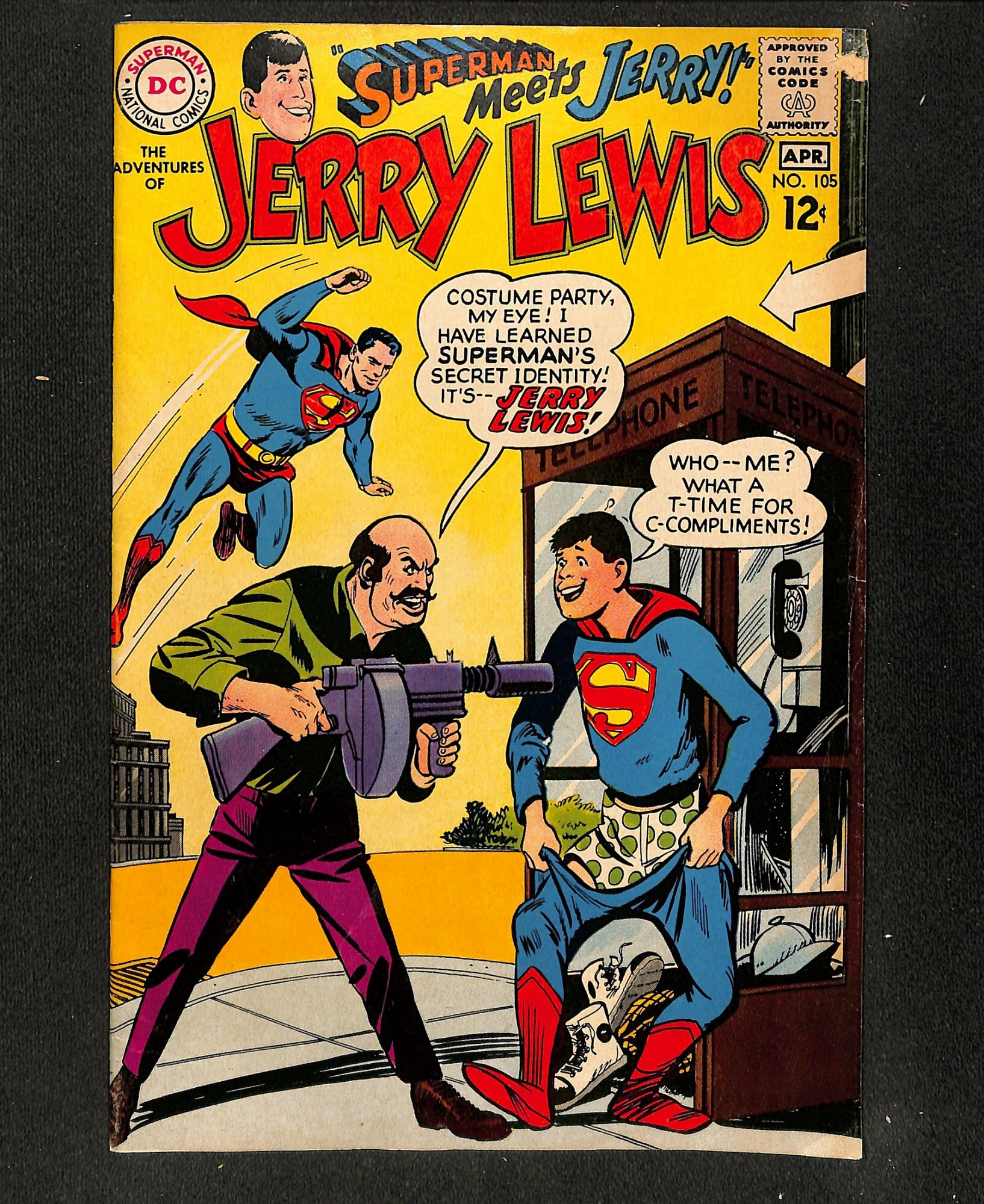 Adventures of Jerry Lewis #105 Superman Appearance! | Full Runs & Sets ...