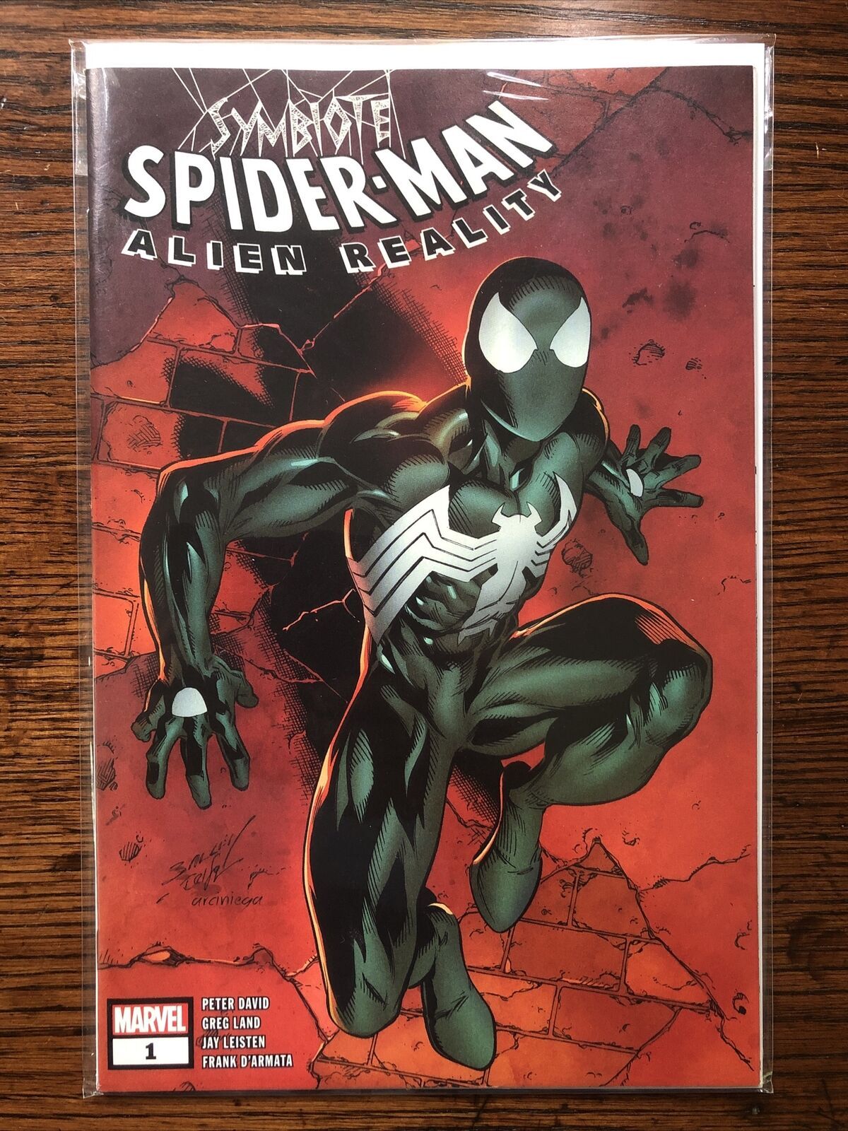 Symbiote Spider Man Alien Reality 1 Perfect Mark Bagley Walmart