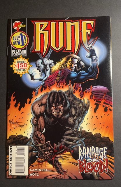 Rune #1 (1995) | Comic Books - Modern Age, Malibu / HipComic
