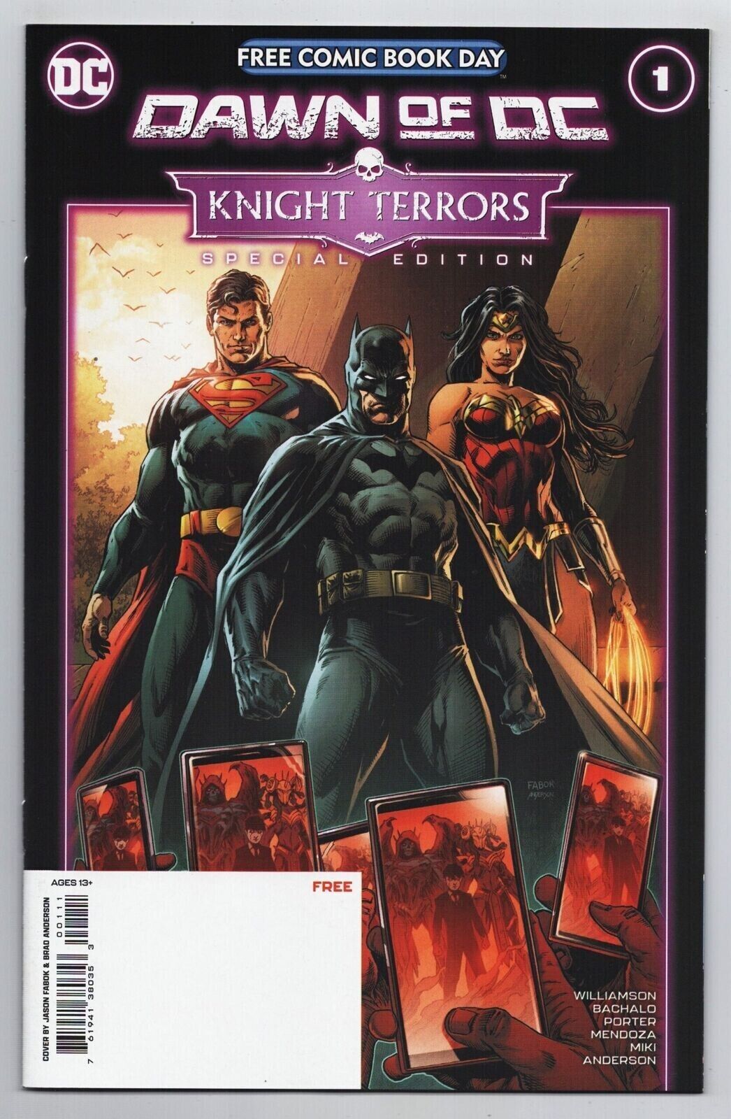 Dawn of DC Knight Terrors #1 Comic Book 2023 - DC FCBD Free Comic Book ...