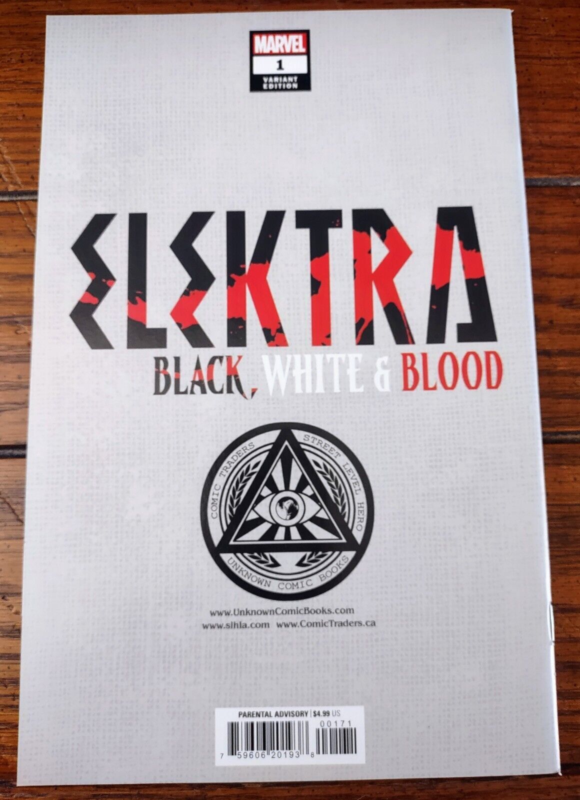 Elektra Black White and Blood 1 NM Sabine Rich Virgin Variant Cover ...