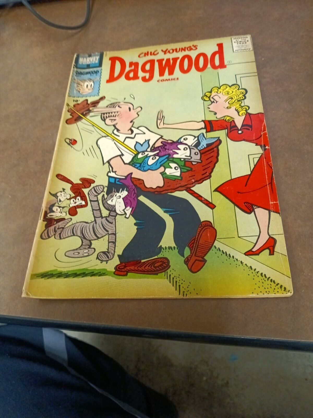 Chic Youngs Dagwood Comics 81 Harvey Comics 1957 silver age cartoon ...