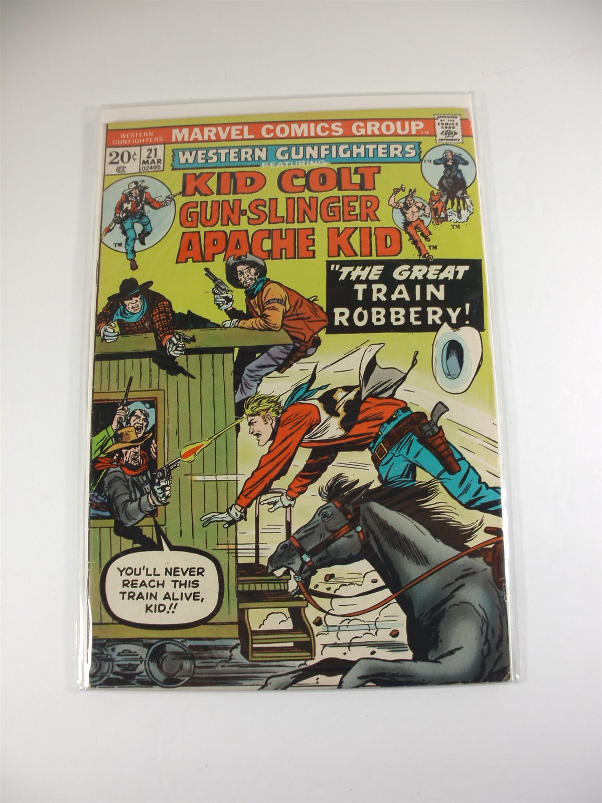 Marvel Comics WESTERN GUNFIGHTERS Vol. 1 No. 21 March 1974 Comic Book ...
