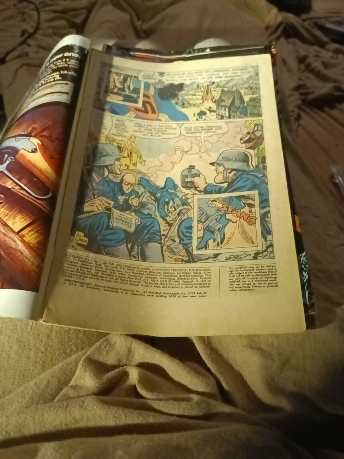 Blitzkrieg DC Comics 1976 Lot Run Issue 1,2,3,4,5 Bronze Age Complete ...