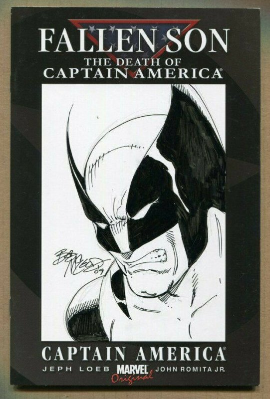 Wolverine Sketch Cover Art Comic Book - 2009 Signed art by Bob McLeod ...