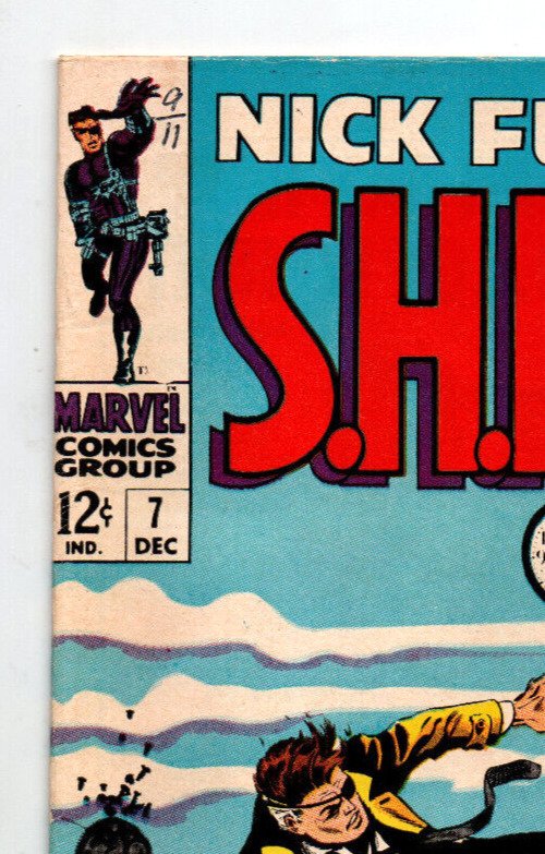 Nick Fury, Agent of Shield #7- Steranko Salvador Dali cover - 1968 - VF ...