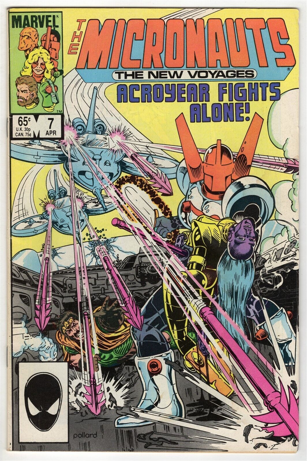 Micronauts #7 ORIGINAL Vintage 1985 Marvel Comics | Comic Books ...