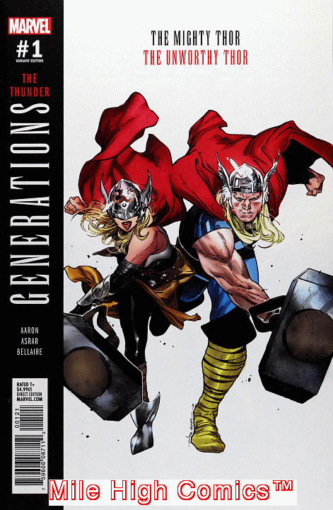 Generations: Unworthy Thor & Mighty Thor (2017 Series) #1 Coipel Very ...