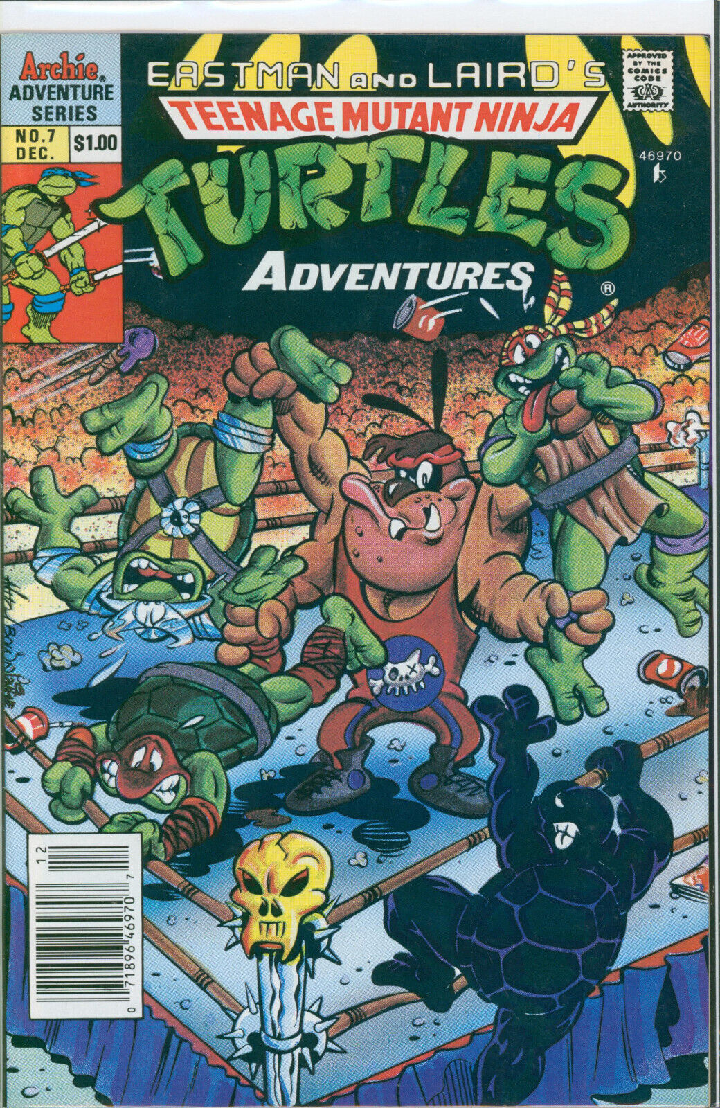 Teenage Mutant Ninja Turtles Adventures #7 Archie 1989 VF+ | Comic ...