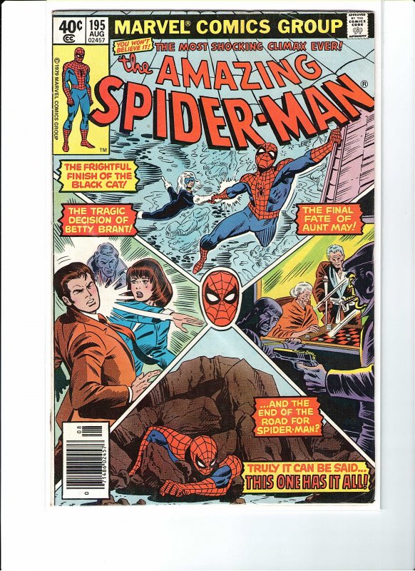 The Amazing Spider-Man #195 (1979) | Comic Books - Bronze Age, Marvel ...