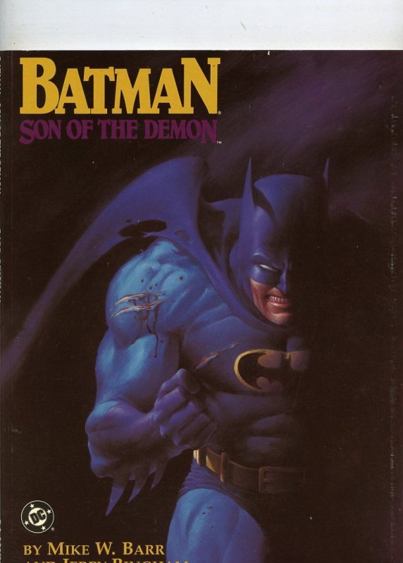 Batman Son of the Demon 1987 DC Graphic Novel 3d Printing Comic Book ...