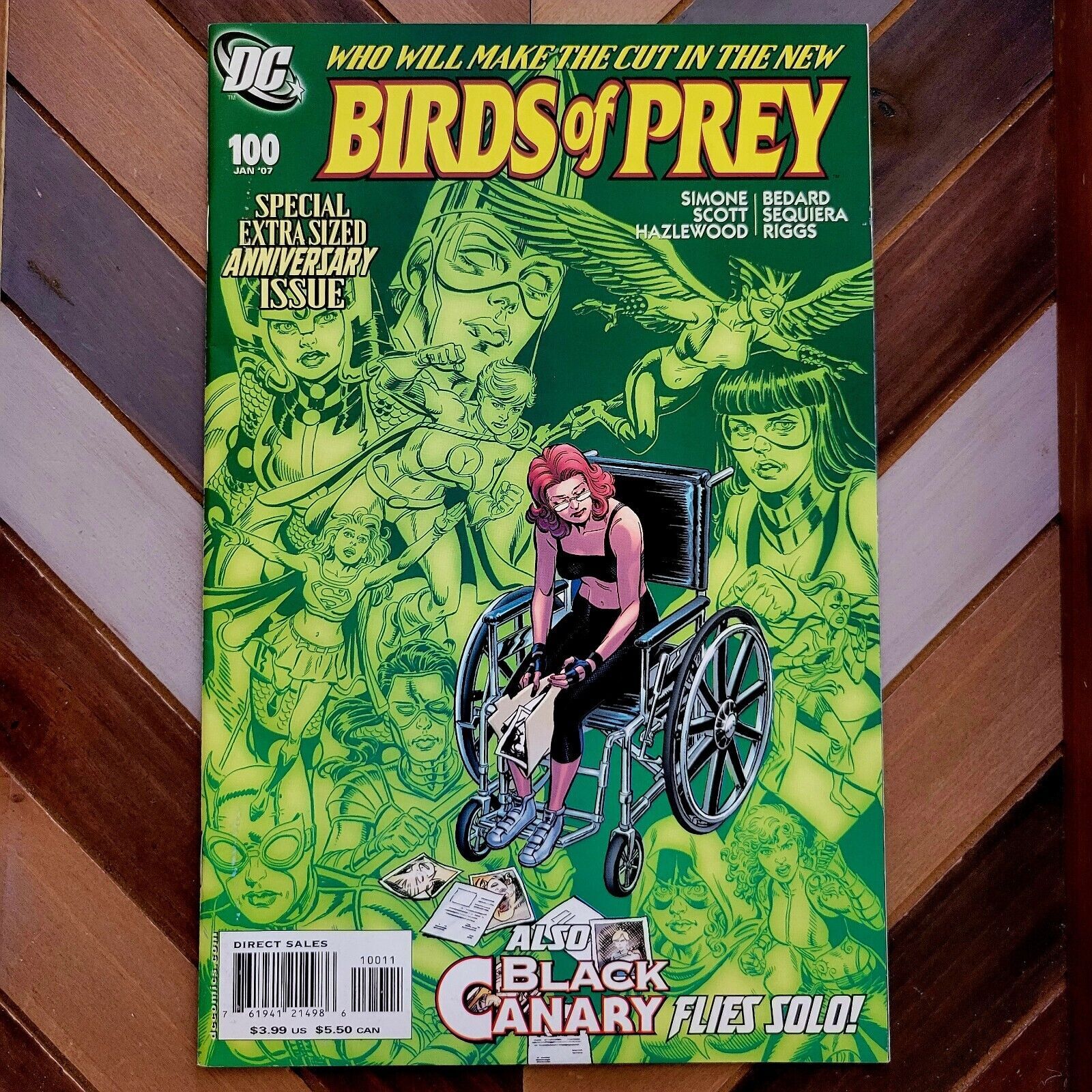 BIRDS of PREY #100 (DC Comics, 2007) Giant Anniversary Issue, Black ...