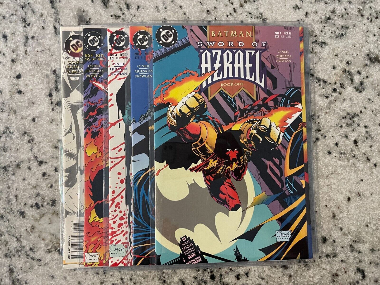 5 Azrael DC Comic Books Sword Of # 1 2 3 4 + # 1 NM Batman Joker Robin ...