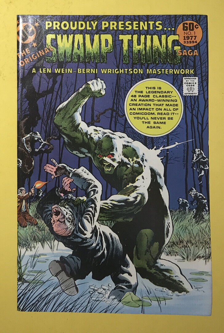 DC Proudly Presents Swamp Thing #1 1977 Bernie Wrightson ?Master Of ...