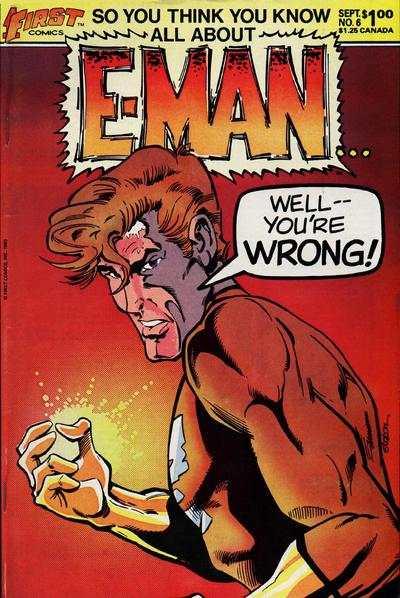 E-Man Comics #6, VF+ (Stock photo) | Comic Books - Copper Age, Superhero / HipComic