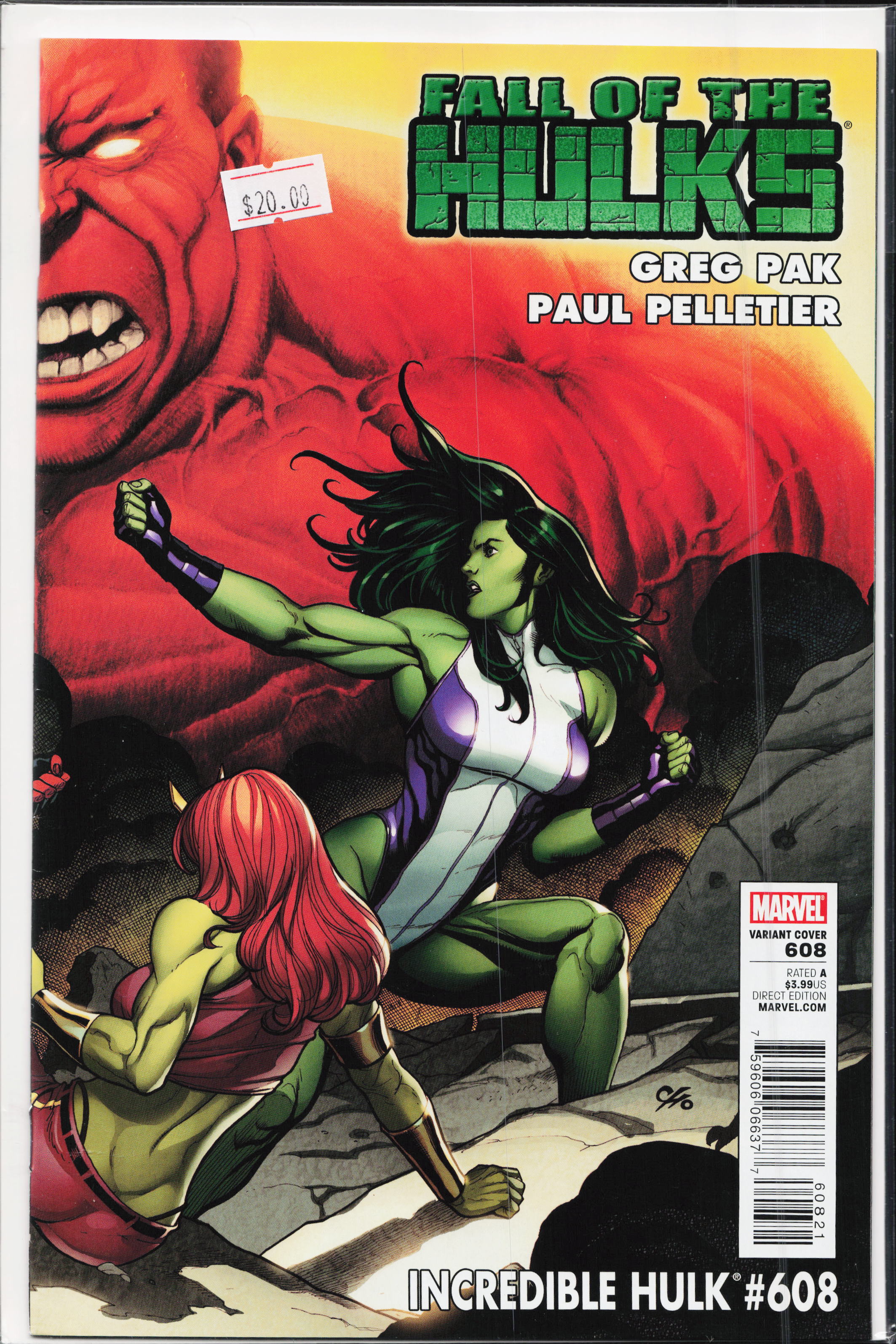 Incredible Hulk #608 Variant Cover (2010) Hulk | Comic Books - Modern ...