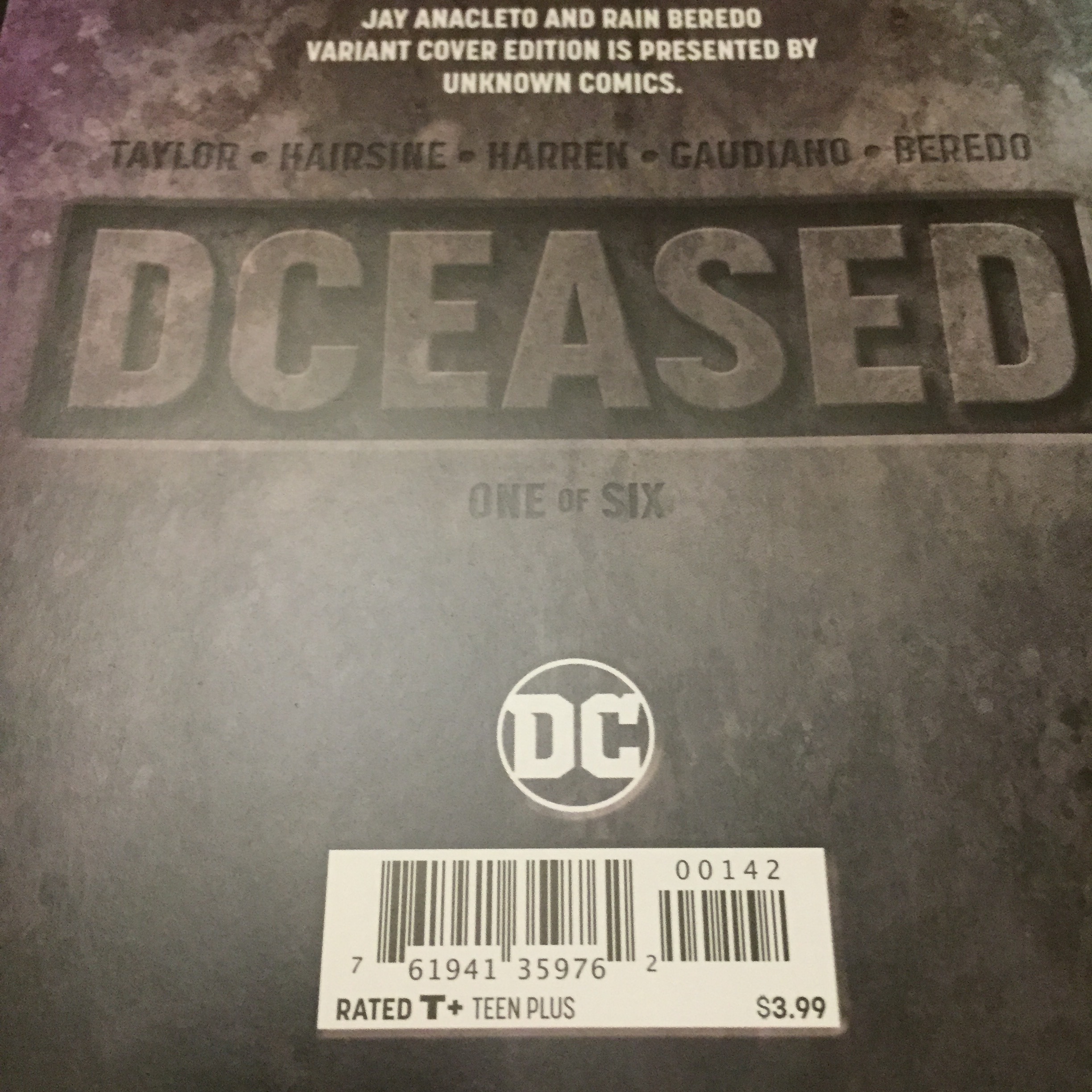 2019 DC Comics Exclusive DCeased Jay Anacleto Harley Quinn Virgin ...